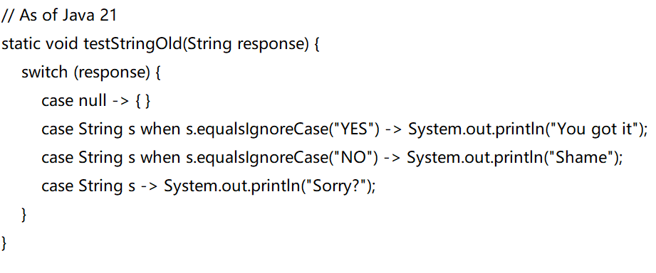 JEP 441：使用switch的模式匹配转换 Java | ATYUN.COM 官网-人工智能教程资讯全方位服务平台